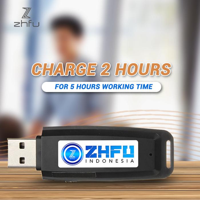Jual Zhfu Usb Voice Recorder Memory Card Rechargeable Alat Rekam Suara ...