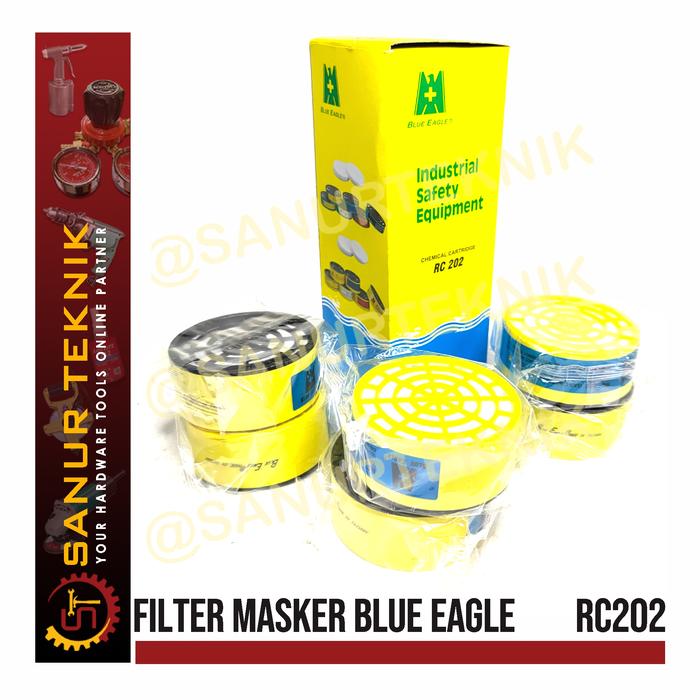Jual Cartridge Masker/ Filter Masker Blue Eagle RC202 / RC 202 - Kota ...