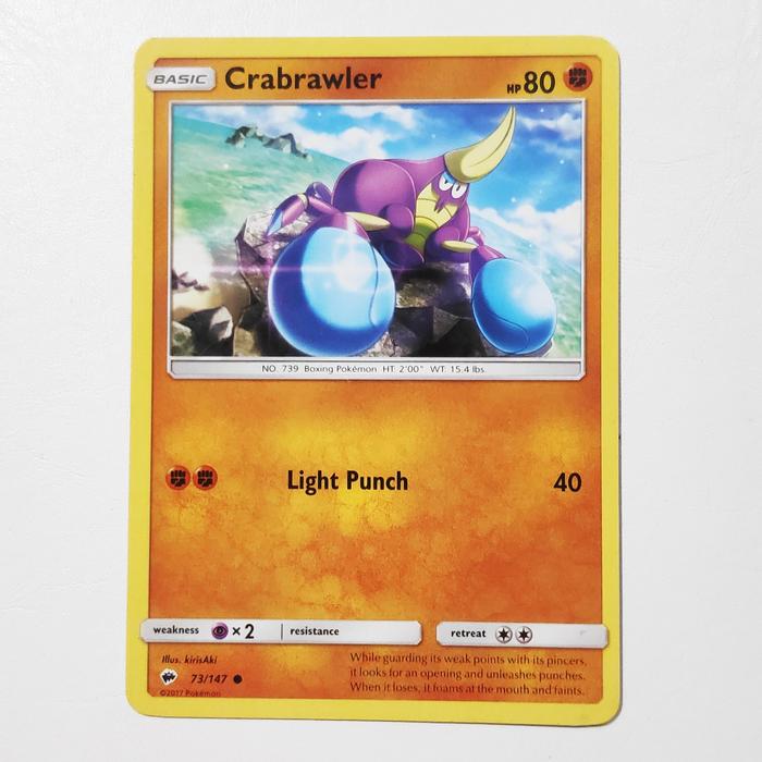 Jual Kartu Trading Card Game (TCG) Pokemon - Crabrawler (2017) - Kab ...