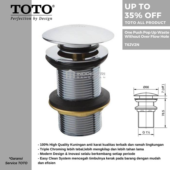 Jual Afur Wastafel TOTO T6JV2N - Kab. Bogor - Indoestri Bangunan ...