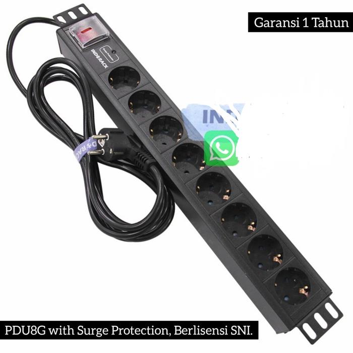 Jual Power Distribution Unit 8 Outlet ( PDU8G ) - INDORACK - Jakarta ...