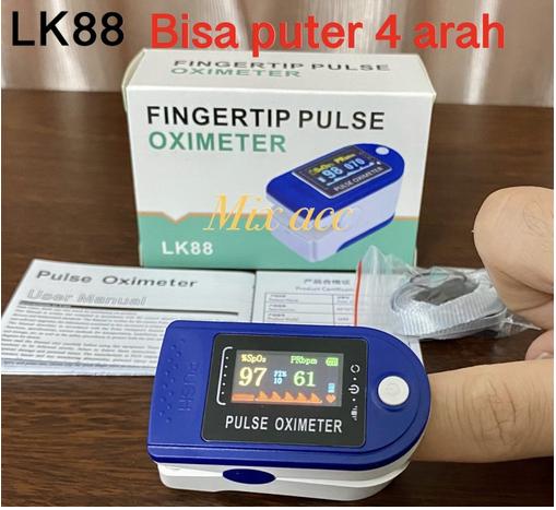 Jual Fingertip Pulse Oximeter Oximetry Sp02/ ALAT CEK SATURASI OKSIGEN ...