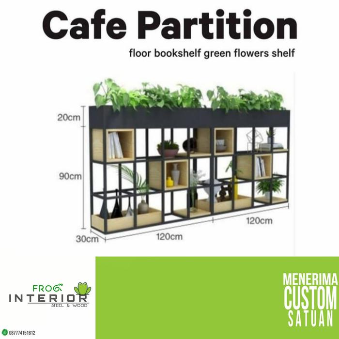 Jual partisi ruangan / rak pot bunga / pot bunga / partisi - Kota Depok ...