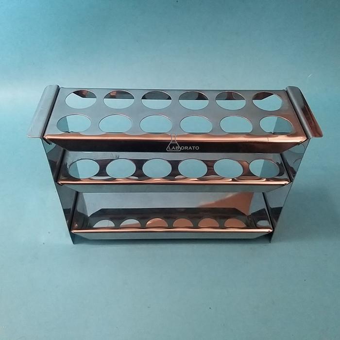 Jual RAK TABUNG REAKSI STAINLESS 20MM, 12 LUBANG - Kota Bandung ...