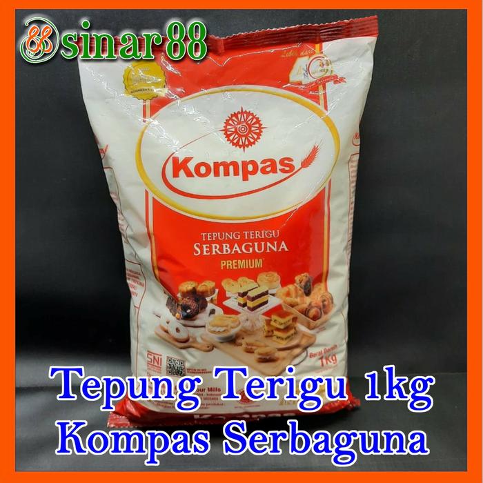 Jual Tepung Terigu Kompas 1kg - Kota Balikpapan - Sinar88 Baking Center ...