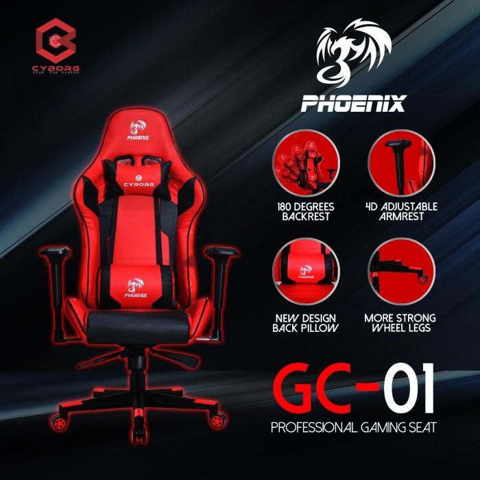 Jual Cyborg Phoenix GC-01 - Gaming Chair Kursi Game - Kota Medan ...