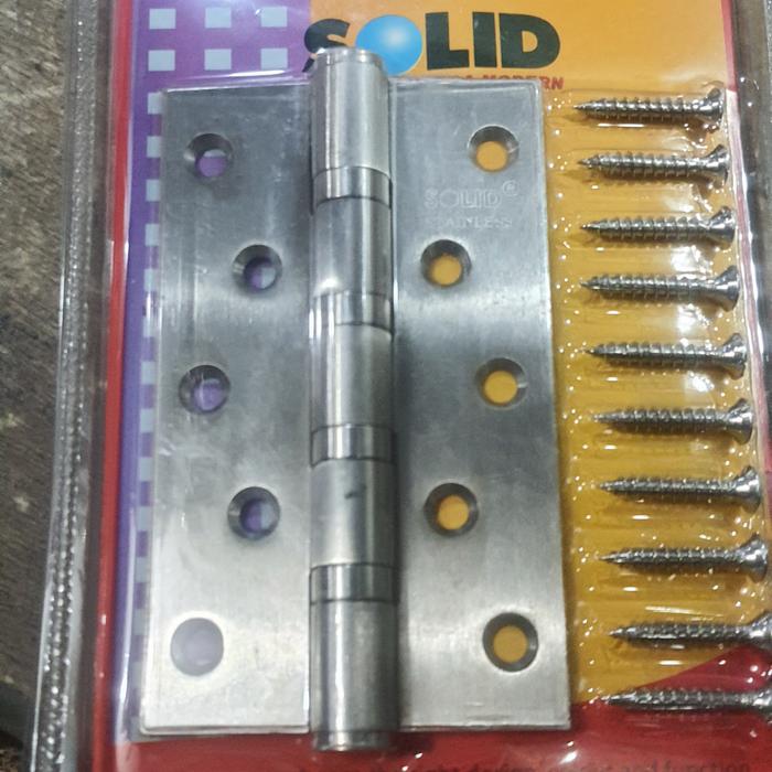 Jual engsel solid EK 18 5x3x3 4BB ball bearing engsel pintu solid ...