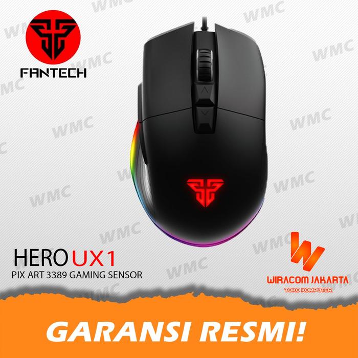Jual Fantech UX1 HERO Ultimate Gaming Mouse PIXART 3389 Sensor - Kota ...