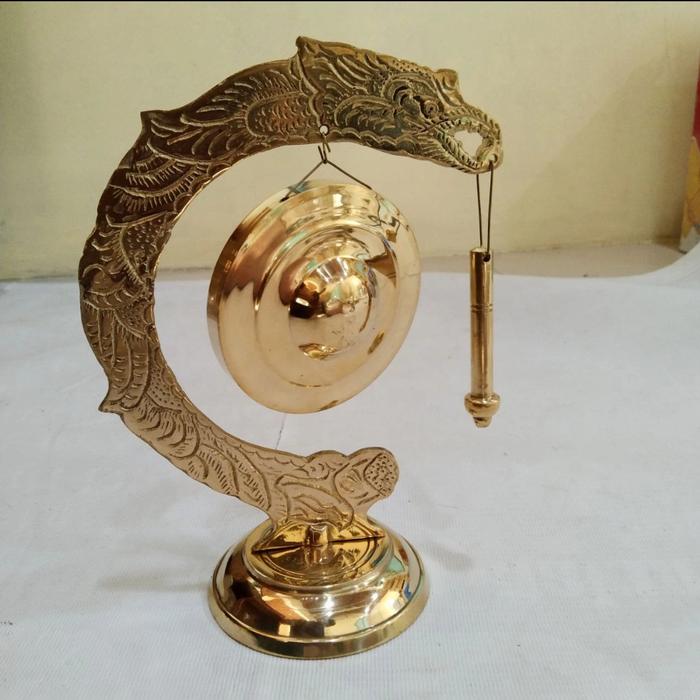 Jual Miniatur Gong Naga / Gong Cantuk Kuningan Ukuran 02 - Kab. Pati ...