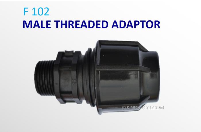 Jual Male Thread Adapter Compression utk Pipa HDPE UNILON K-Brand ...