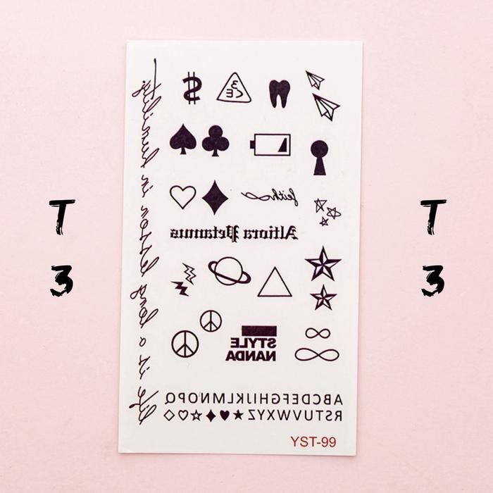 Jual Tato Temporary Sementara Waterproof /Temporary Tattoo/Tato ...