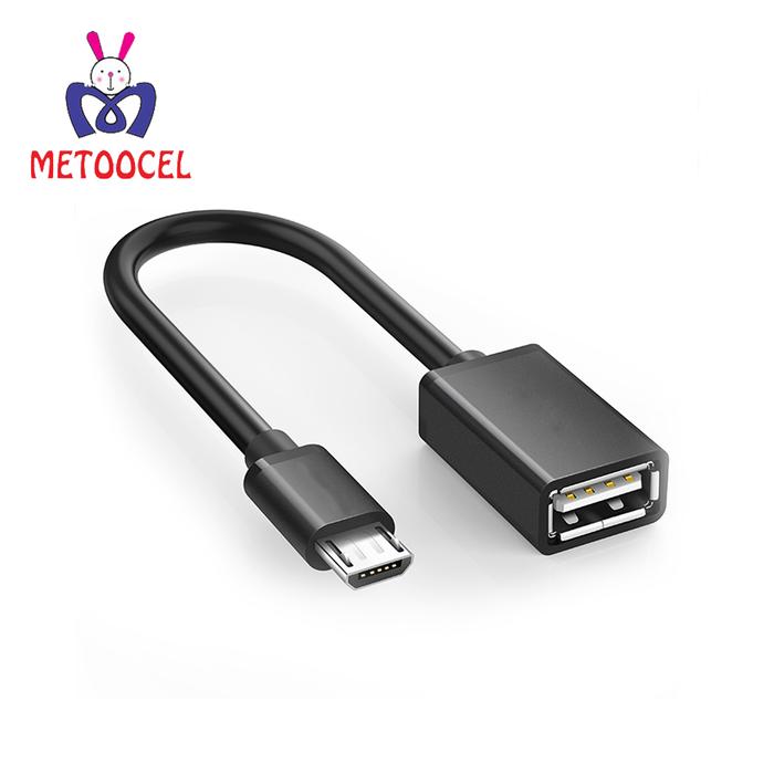 Jual Kabel OTG Micro Male Sambungan USB Female Konektor Penghubung ...