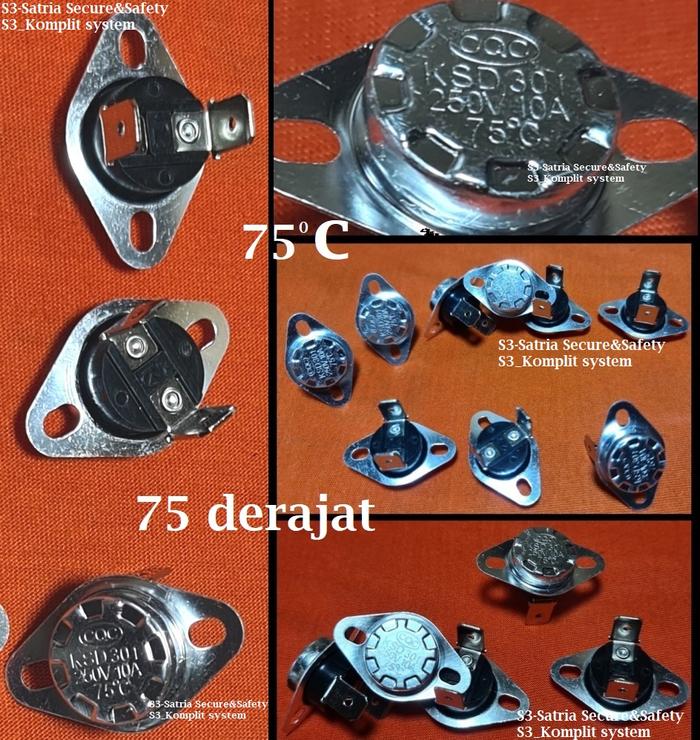 Jual Thermostat bimetal 75 derajat pemanas magic com jar Dispenser fuse - Jakarta Timur - S3 ...