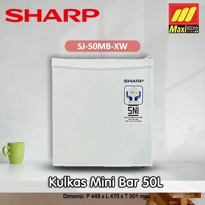 Jual SHARP SJ-50MB-XW Kulkas Mini Bar [50 L] - Garansi Resmi - Kota ...