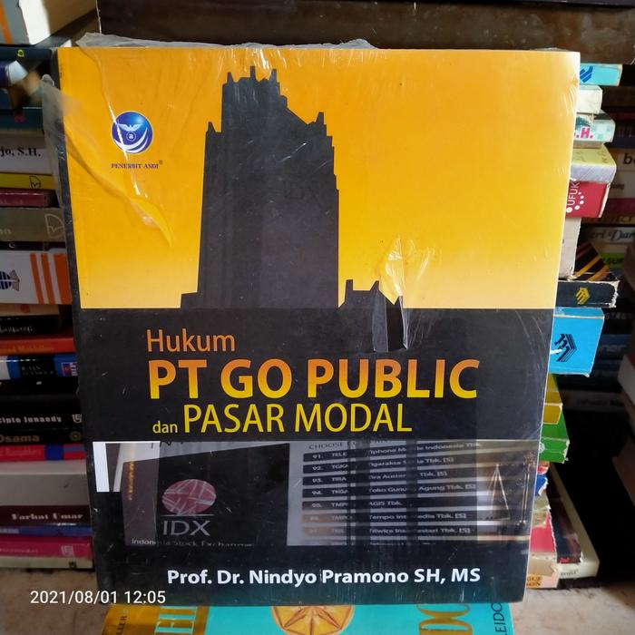 Jual Ori Hukum Pt Go Public Dan Pasar Modal Prof Dr Nindyo Pramono Sh ...