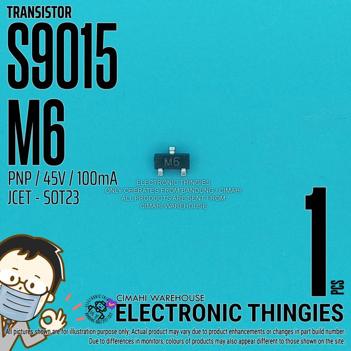 Jual S9015 SOT23 JCET M6 TRANSISTOR SMD - Kota Cimahi - Electronic ...