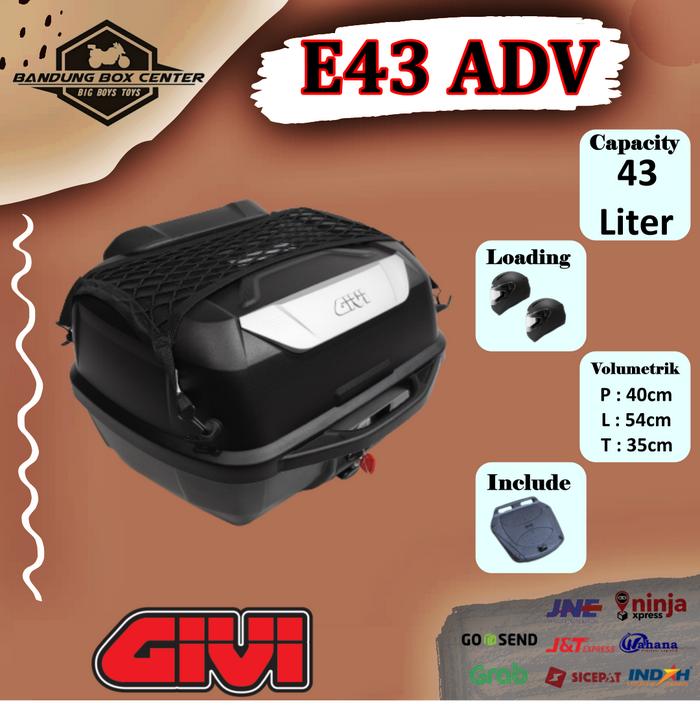 Jual Box Givi E43 ADV Box Motor Givi E43 Box Touring Givi E 43 ADV Box ...