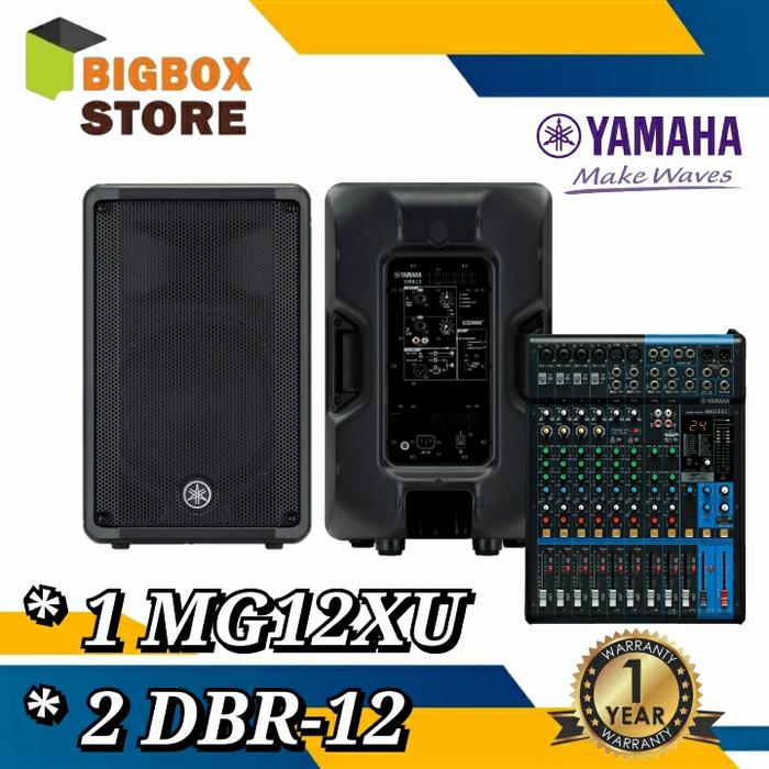 Promo Paket Speaker Yamaha DBR-12 with MG-12xu / DBR12 / DBR 12 Cicil 0 ...
