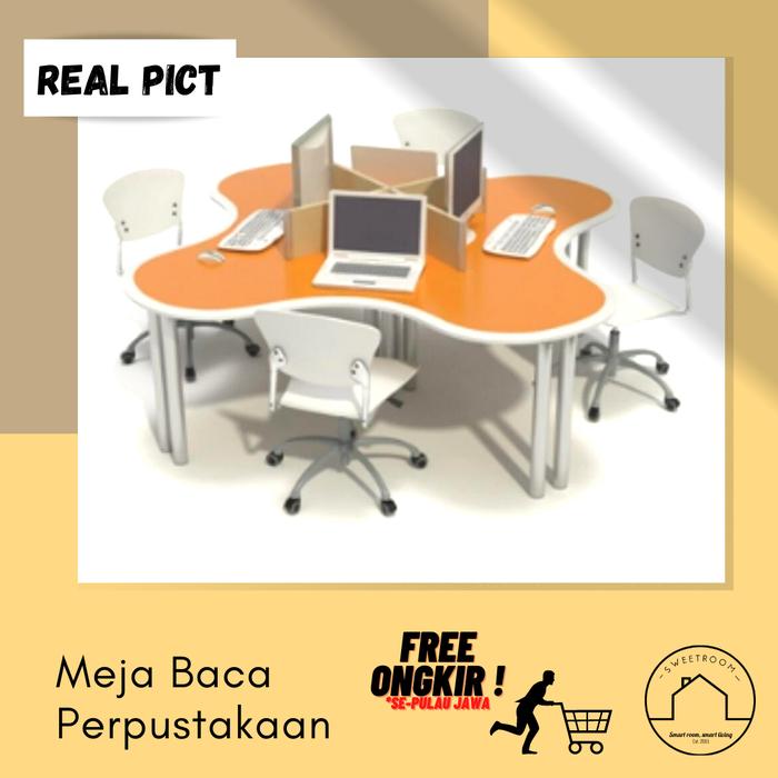 Jual Meja Baca - Meja Diskusi - Meja Komputer - Meja Kantor - Hitam ...