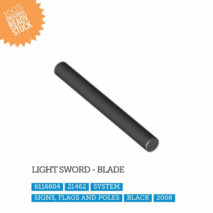 Jual Lego Part 30374 Bar 4L (Lightsaber Blade Wand) - Cokelat - Jakarta ...