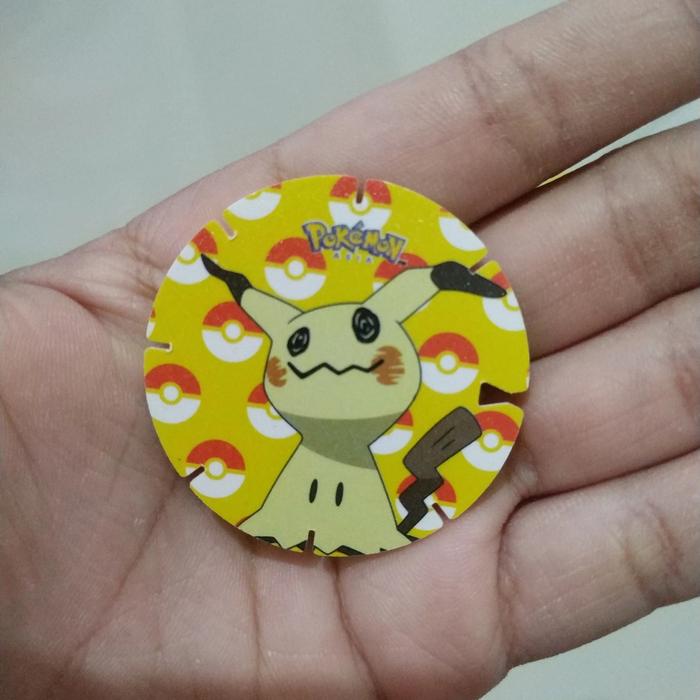 Jual pokemon coin tazos / tazoz / tasos / tasoz mimikyu - Kota Surabaya ...