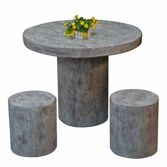 Promo Meja Taman Bulat & Bangku 2 dari Beton - Kota Depok - BR GALLERY ...