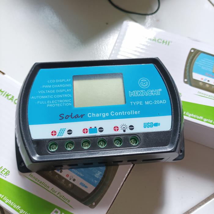 Jual SCC PWM Solar Controler Mikachi 12v/24v 20A high Perfomance - 20A ...