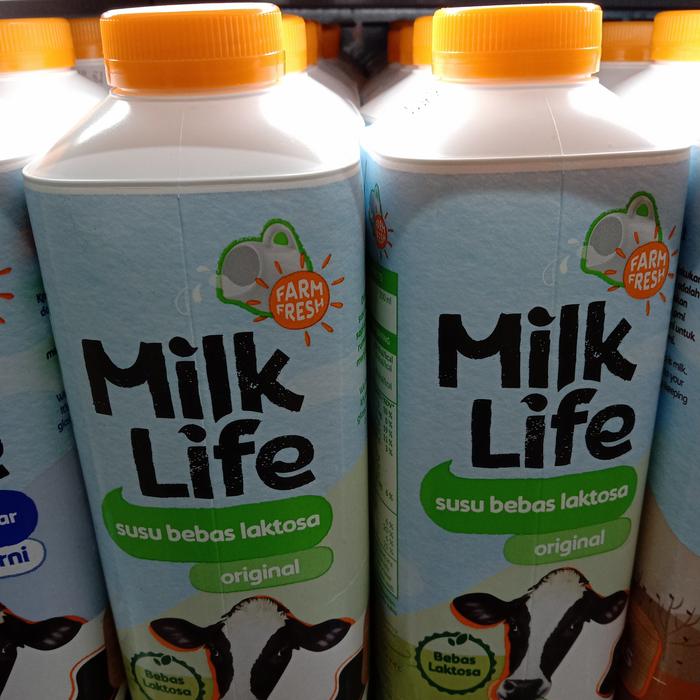 Jual Susu Sapi Segar Pasteurisasi Milk Life Lactose free Fresh Milk ...