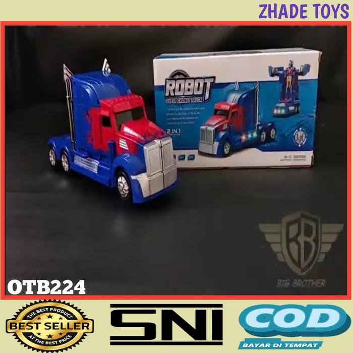 Jual mobil mainan robot truck transformers optimus - Jakarta Barat ...