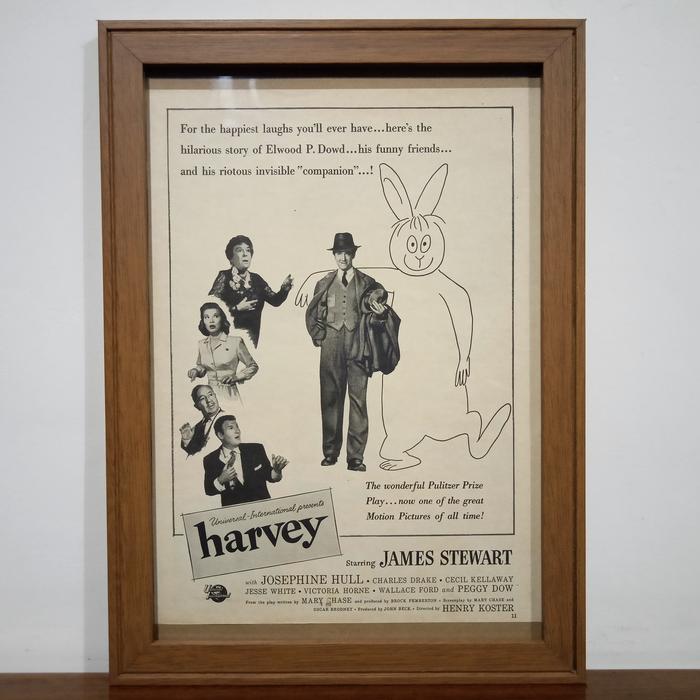 Jual Iklan Film Bioskop Klasik HARVEY Poster Flyer Hollywood Movie ...