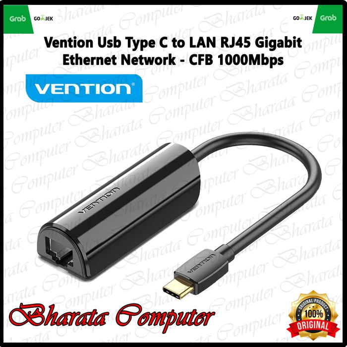 Jual Vention Usb Type C to LAN RJ45 Gigabit Ethernet Network CFBBB ...