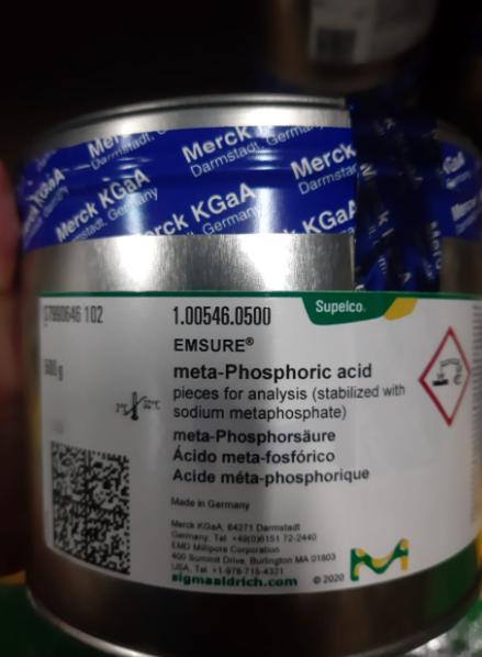 Jual meta-Phosphoric acid, Asam meta-fosfor 500gr, Kode 1.00546.0500 ...