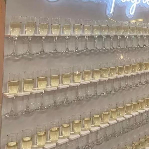 Jual CUSTOM wine rak gelas tempat display papan minuman dinding - Kota ...