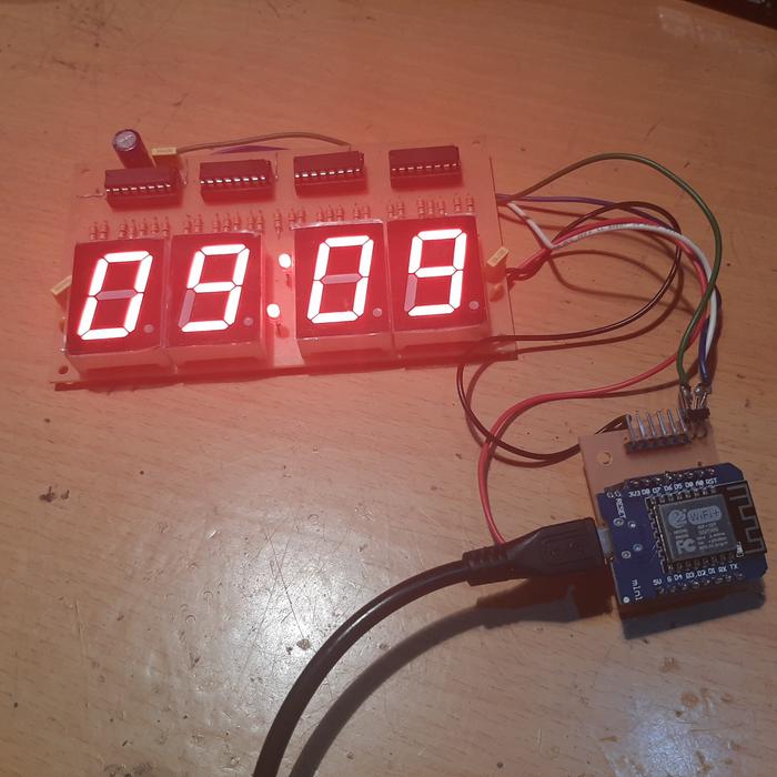 Jual Kit Module Arduino NodeMCU Wemos Clock jam Digital 7 Segment 1" 1 Inch - Jakarta Timur ...