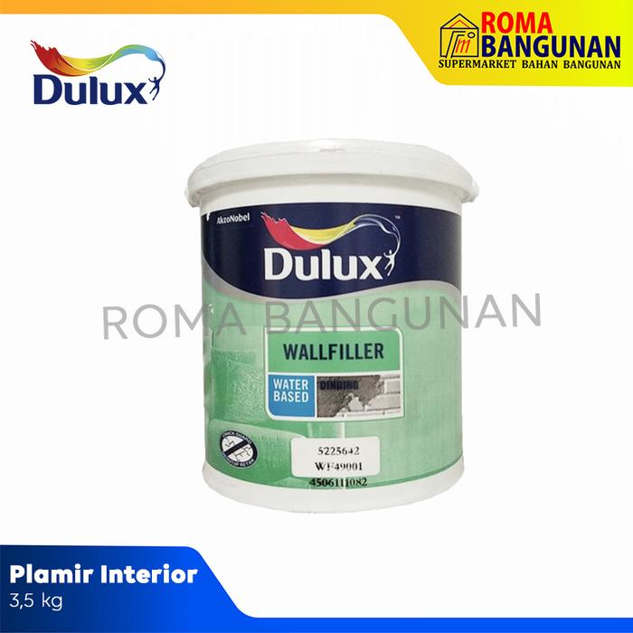 Jual DEMPUL DINDING / PLAMIR TEMBOK INTERIOR DULUX WALLFILLER 3.5 KG 3 ...