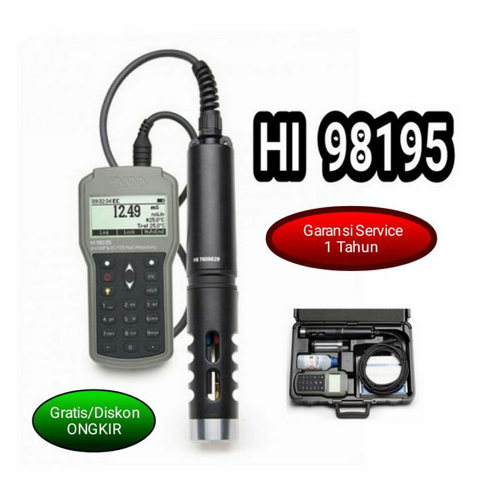 Jual Hanna Hi 98195 Multiparameter Ph/Orp/Ec/Pressure/Temperature Meter - Jakarta Utara - te nie ...
