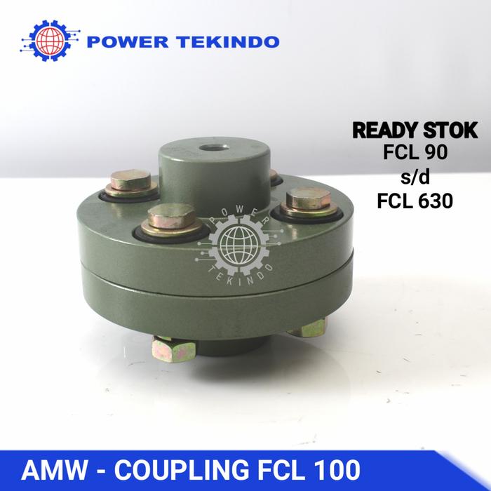 Promo AMW Copling FCL 100 Flexible Coupling Dinamo Gearbox FCL100 ...