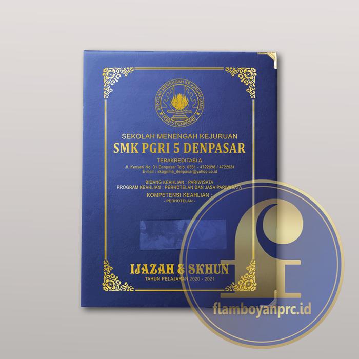 Jual Cetak Kulit Map Sampul Raport K-13 Ijazah Serifikat - Isi Kantong ...