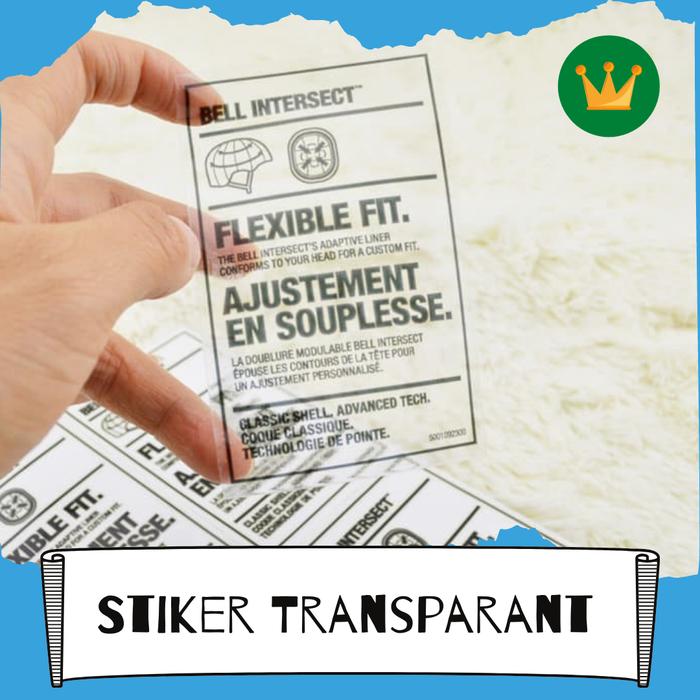 Jual STIKER TRANSPARAN CUTTING LABEL A3+ CETAK STIKER LABEL KEMASAN ...