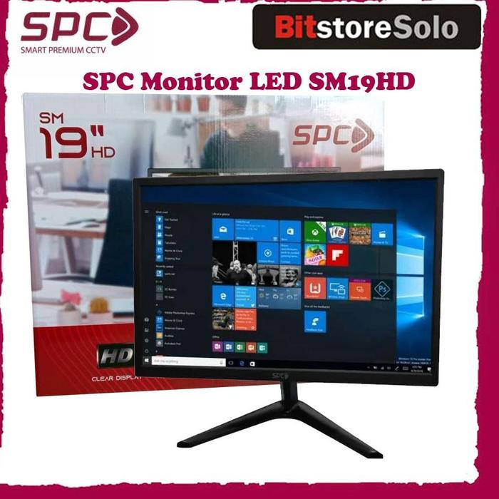 Promo LED Monitor 19 inch SPC Full HD , VGA dan HDMI port Cicil 0% 3x ...