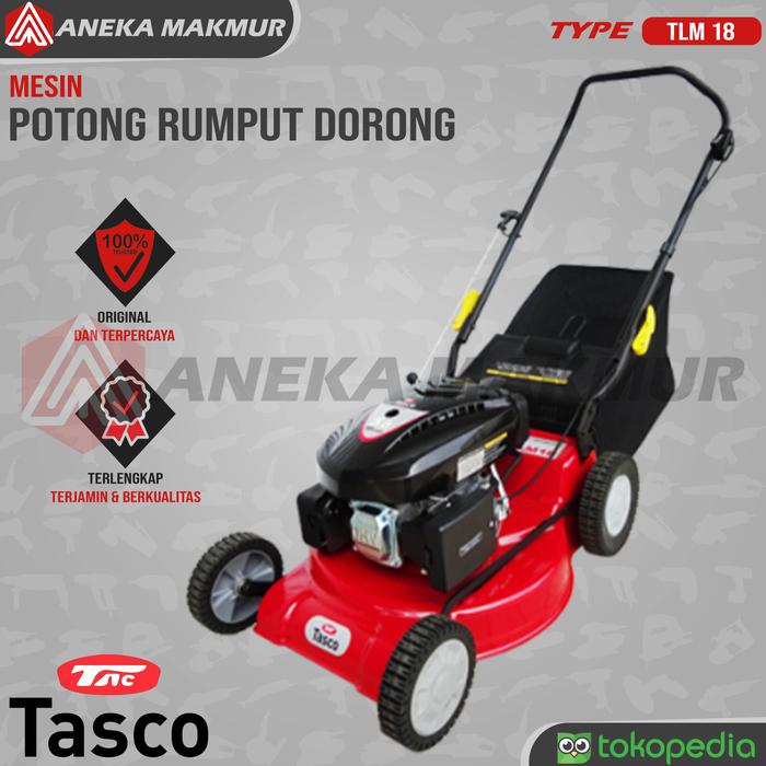 Jual Mesin Potong Rumput Dorong Tasco TLM 18 Lawn Mower TLM18 Manual ...