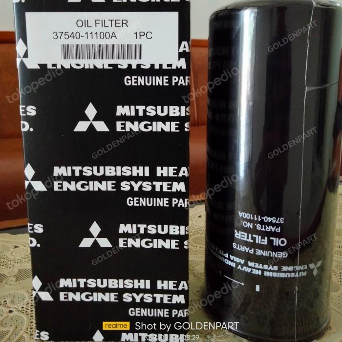 Jual filter oli 37540-11100A Mitshubishi genset S6R, S12R, S16R oil ...