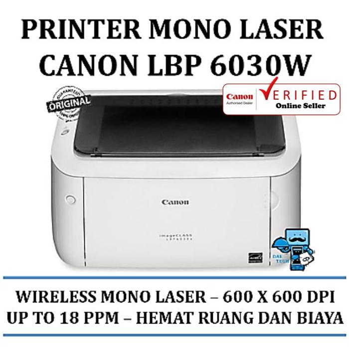 Jual Printer Laser Canon LBP 6030W Laserjet Mono - Wireless Mono Laser - Jakarta Pusat - Das ...