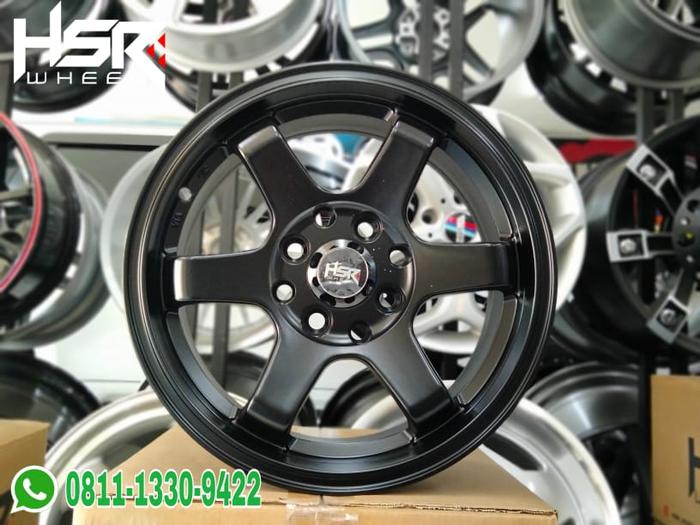 Jual VELG/PELEK MOBIL AGYA AYLA HSR TOKYO RIN 14 PCD 4X100-114,3 BLACK - Kota Bekasi - HSR Wheel ...