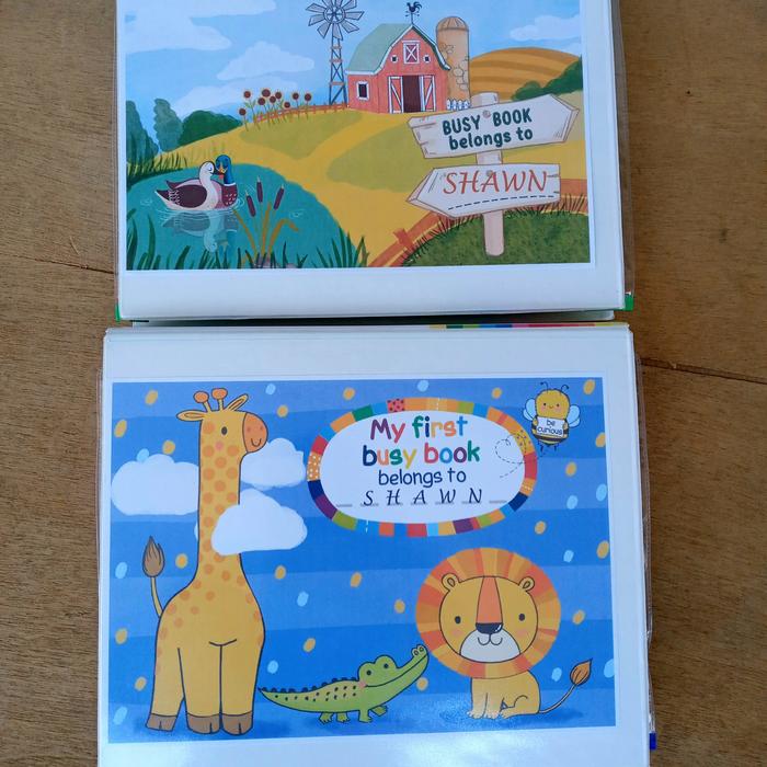 Jual Busy book binder activity book anak mainan edukasi buku aktivitas ...