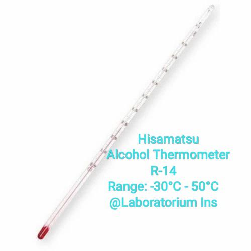 Jual Alcohol Thermometer - Thermometer Alkohol Hisamatsu /-30°C - 50°C ...