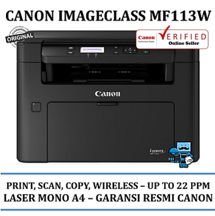 Promo Printer CANON ImageCLASS MF113W All-In-One WiFi A4 Monochrome ...