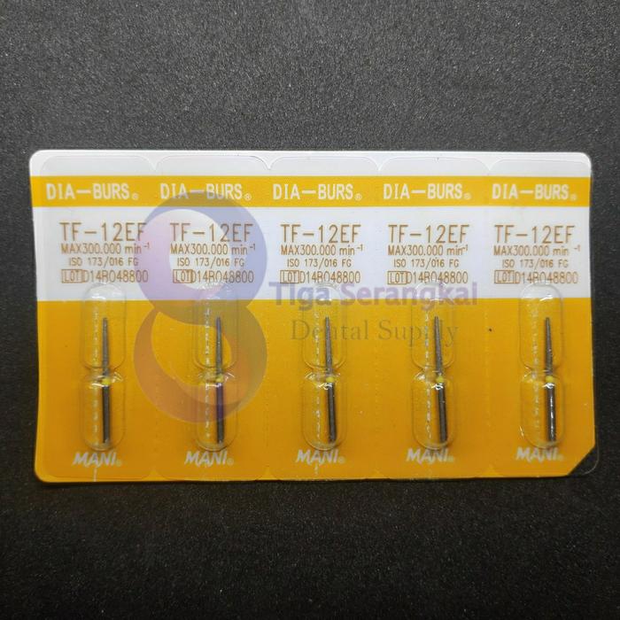 Jual Mani Finishing Extra Fine Diamond Bur / Dia Burs Kuning FO TC TR ...