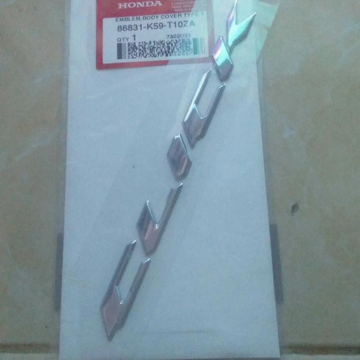 Jual emblem logo label tulisan click original honda satuan - Kota ...