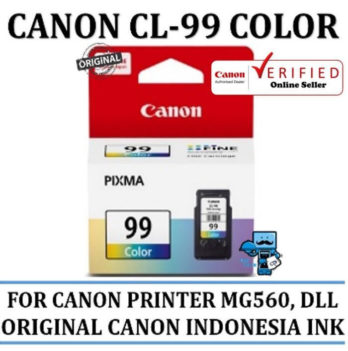 Jual Cartridge Canon CL-99 CNNCL99 - Color For MG E560 - Jakarta Pusat ...